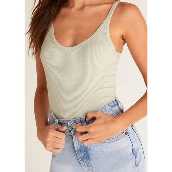 Z Supply | Other | New Z Supply Casa Rib Tank In Glacial Green | Poshmark